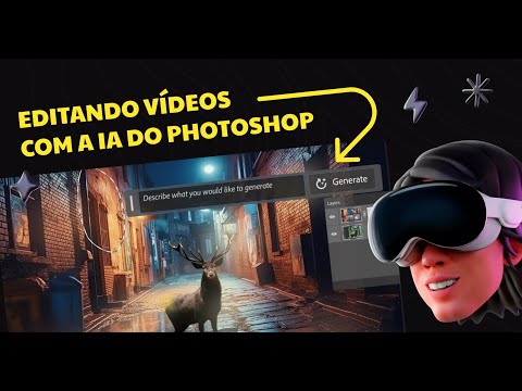COMO USAR O ADOBE PHOTOSHOP PARA CRIAR E EDITAR VÍDEOS USANDO IA.