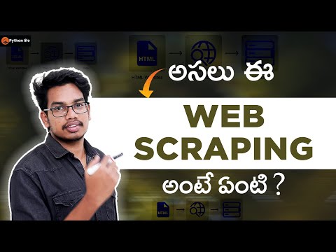 What is Webscraping in Telugu | Webscraping in Python | Webscraping Telugu