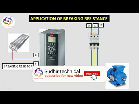 why use breaking resistor in vfd, What is a VFD brake resistor?. #breakingresistor