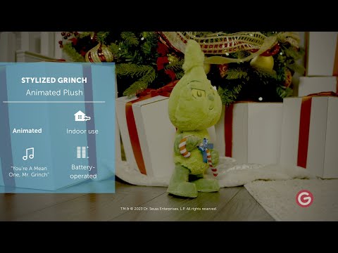 STYLIZED GRINCH | Animated Plush