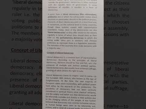 What is liberal democracy Meaning, Importance, and Impact"