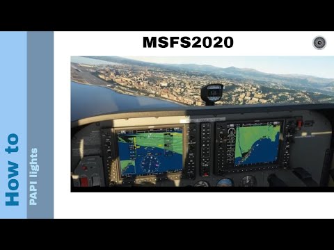 Flight Simulator 2020 - How to - PAPI lights