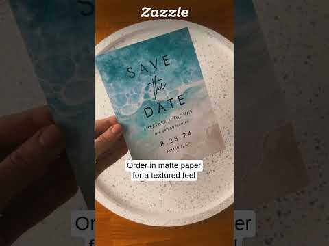 Wedding Save the Dates from Zazzle