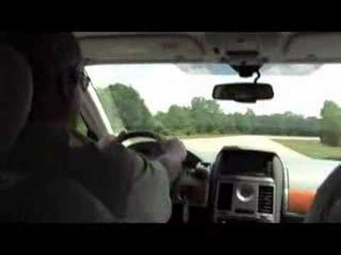 Chrysler blind spot protection demo on the road