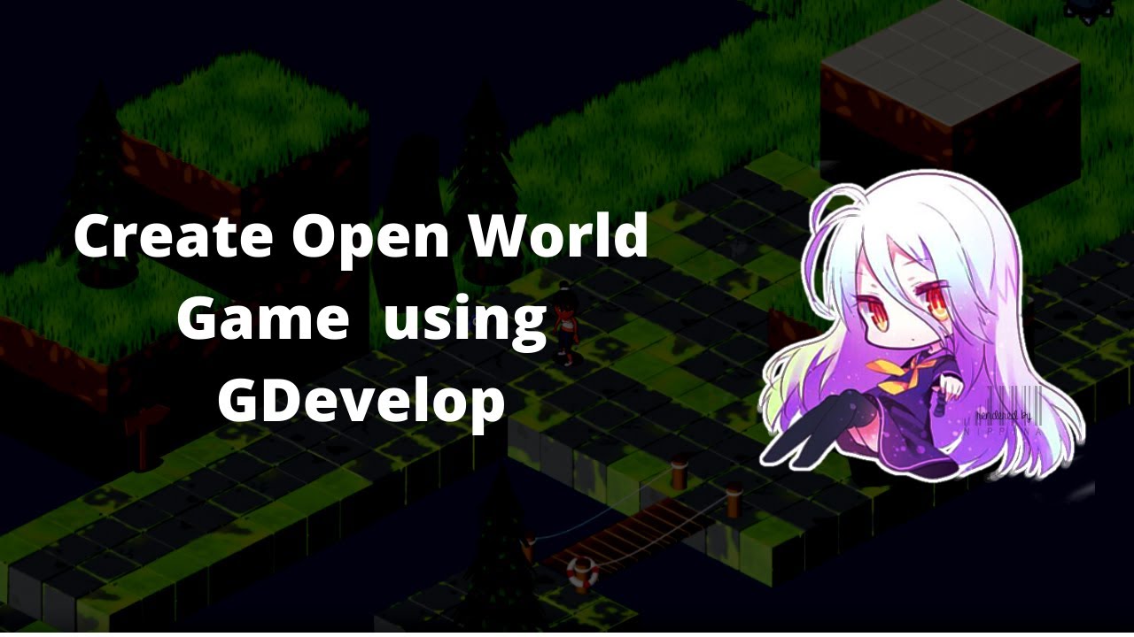 How To Make Open World Game using Gdevelop | Game Intro