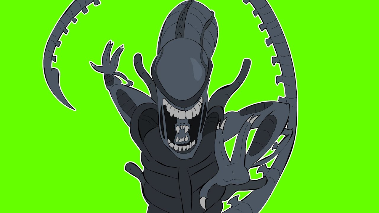 ALIEN - Super Speed Drawing #Shorts