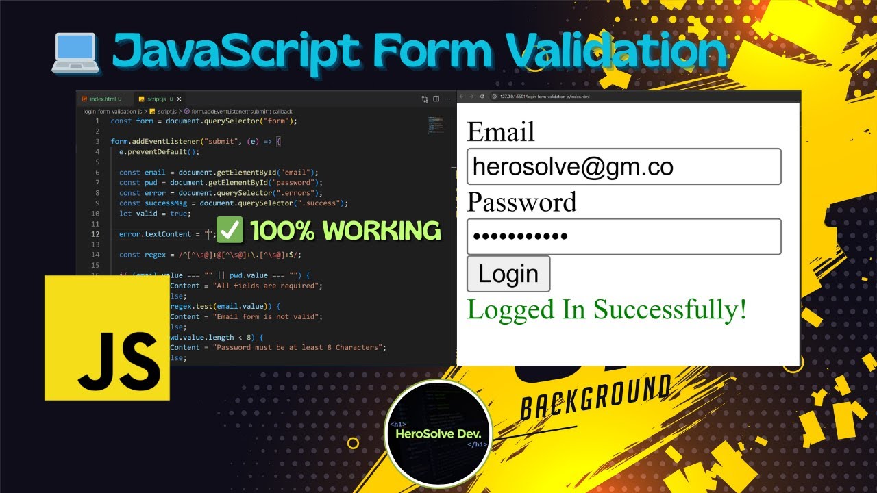 Form Validation in JavaScript | Beginner to Advanced Guide (2025)