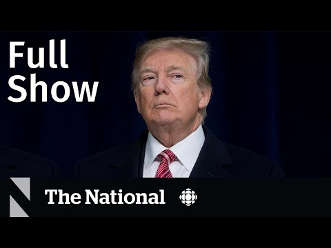 CBC News: The National | Trump indicted, N.S. shooting report, Catch the Ace