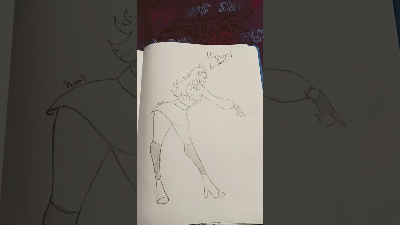 I tried! hehe #trend #short #oc #art #drawing