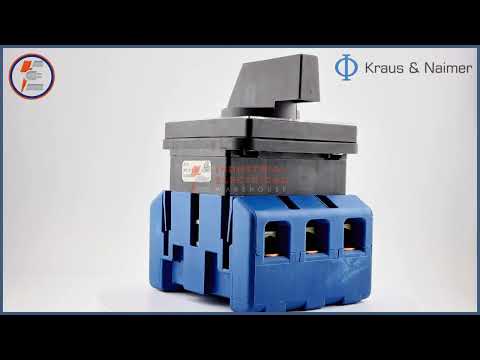 Kraus & Naimer ON/OFF Isolation Switch 600V 100A - I-Handle G251 KG100 K300 G251 Brand New
