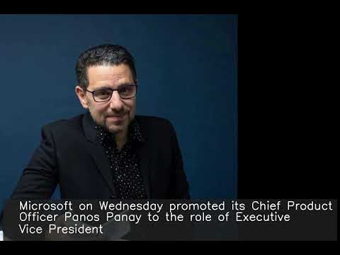 Microsoft promotes product chief Panay to Executive Vice President
