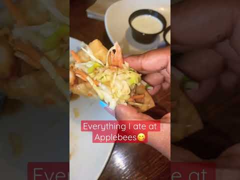 Everything I ate at Applebees!!!Trying The Most Popular Menu Items At Applebee's