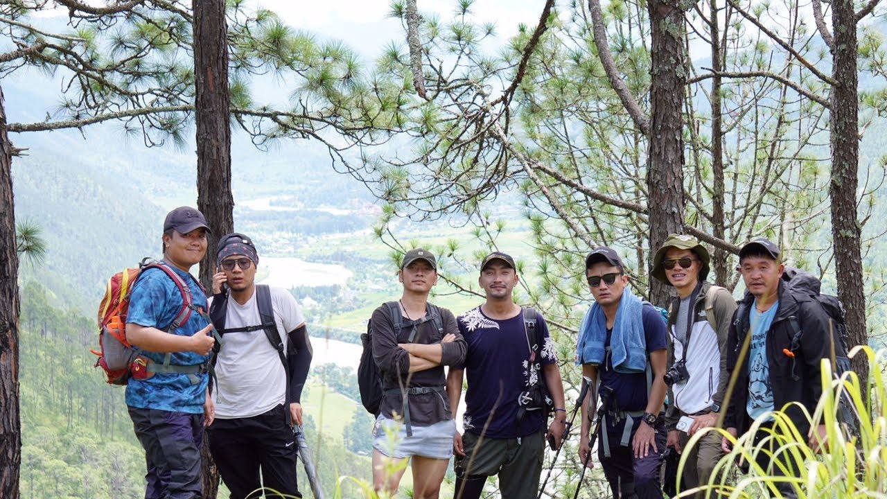 Hiking in Punakha Valley, Bhutan.