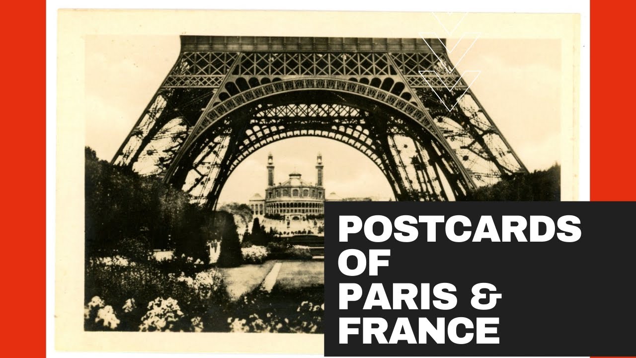Postcards of Paris & France #1: A Vintage Look into French Life & Architecture | Old Postcards