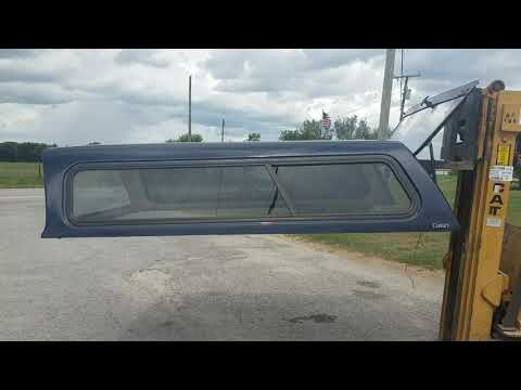 Walk-around of used fiberglass truck camper shell for sale. 97-03 Ford F150 long bed Century Ultra
