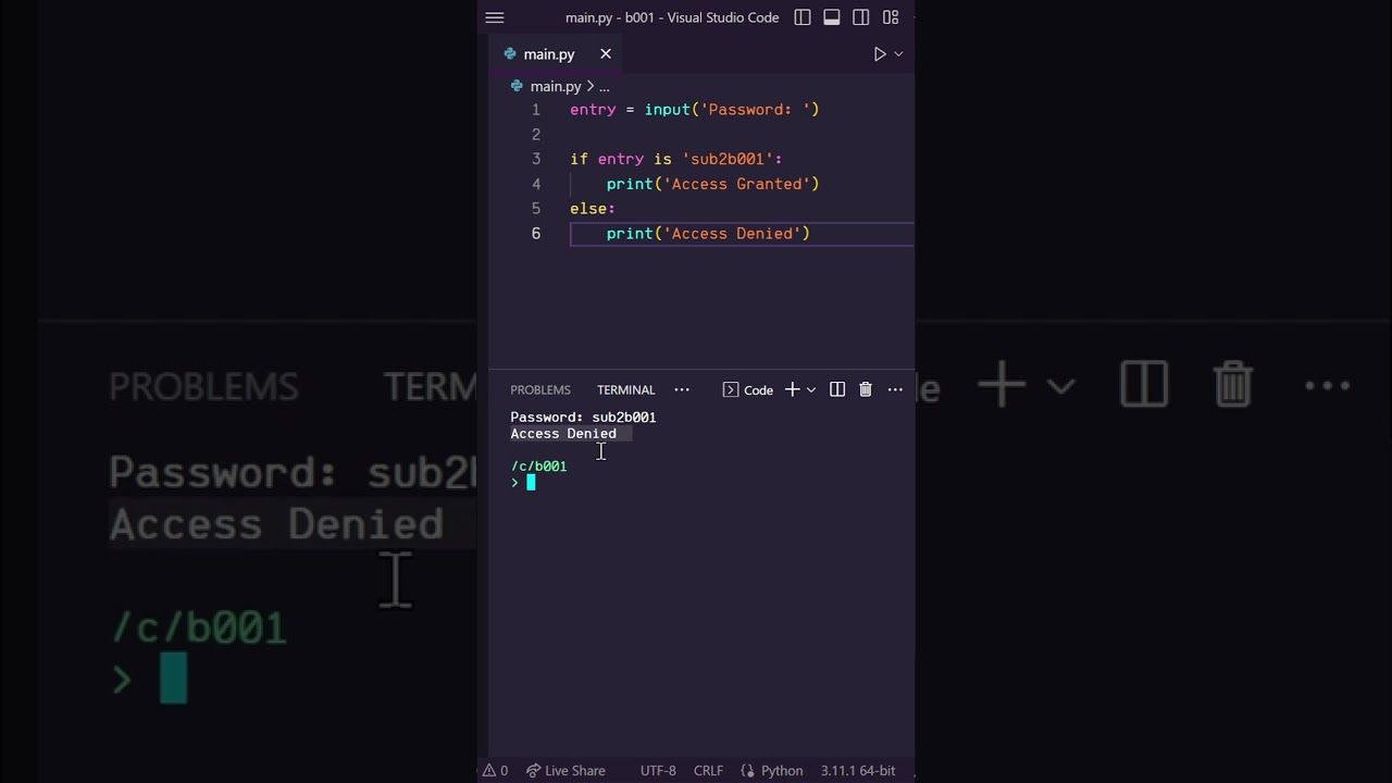 BIG Python Mistake!! #python #programming #coding