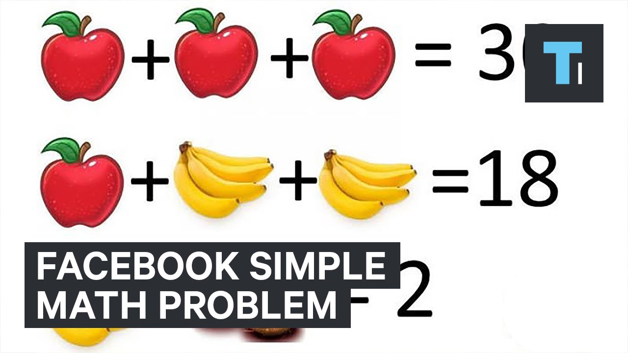 Facebook simple math problem