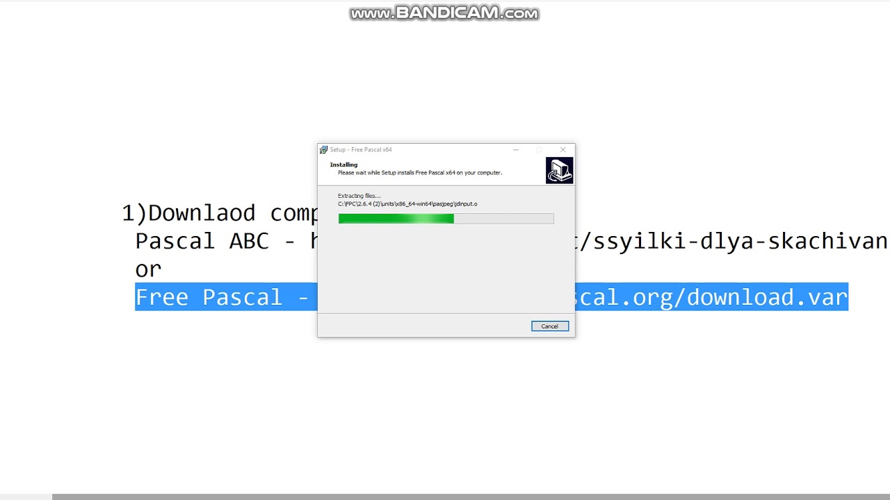 Pascal programming Tutorial 1 -- Getting Started