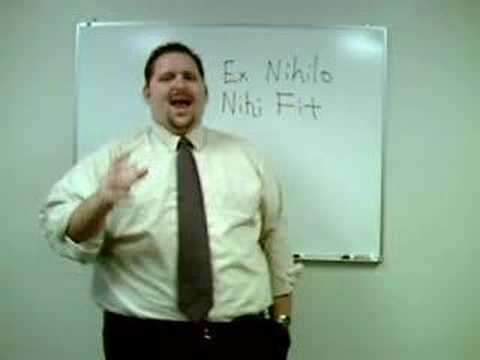 The Philosophy of Ex Nihilo Nihil Fit