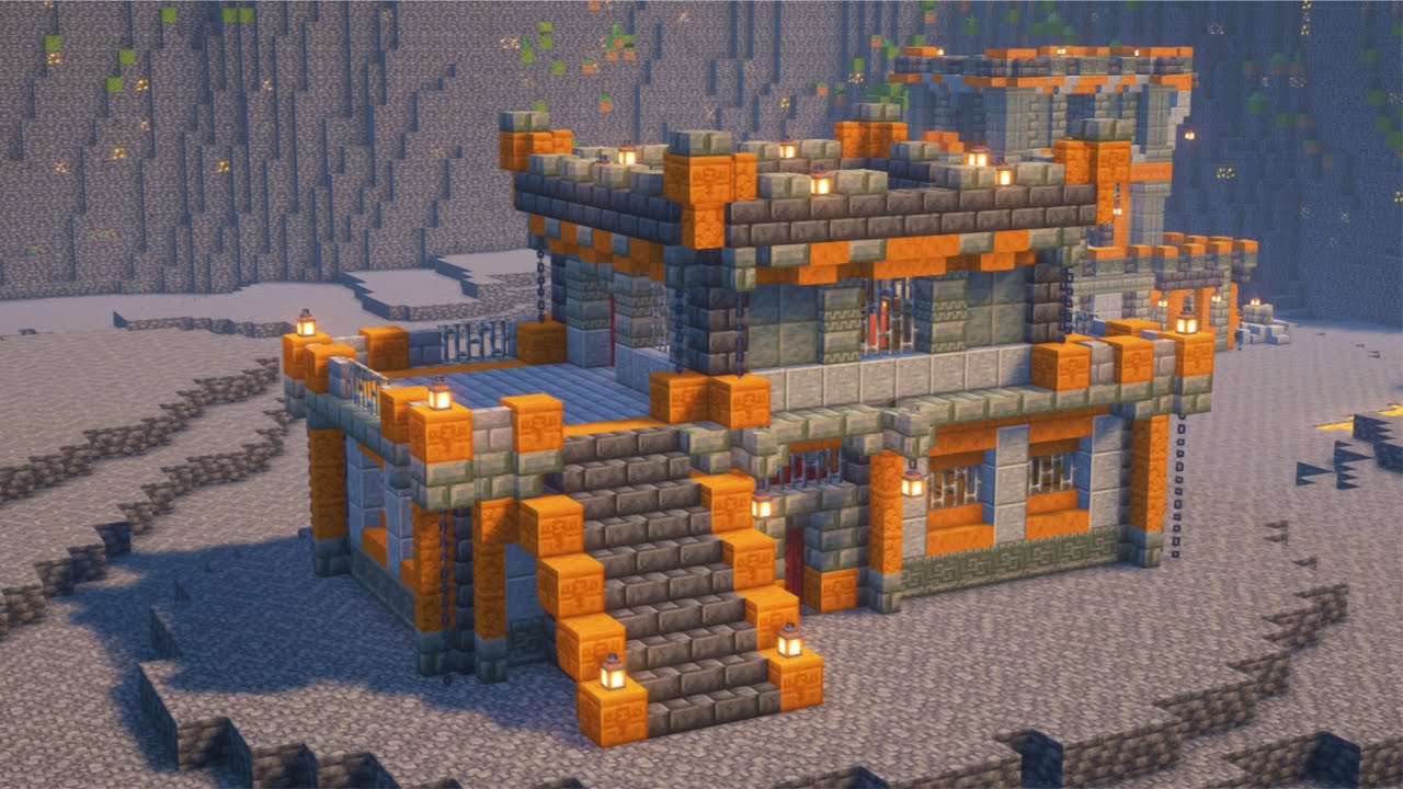 Minecraft: How to build Dwarven House Tutorial - Minecraft Builders