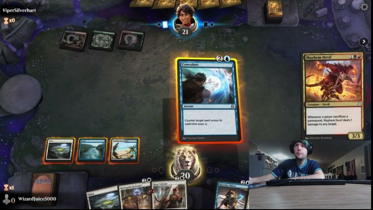 Magic player loses all hope after turn  three counter