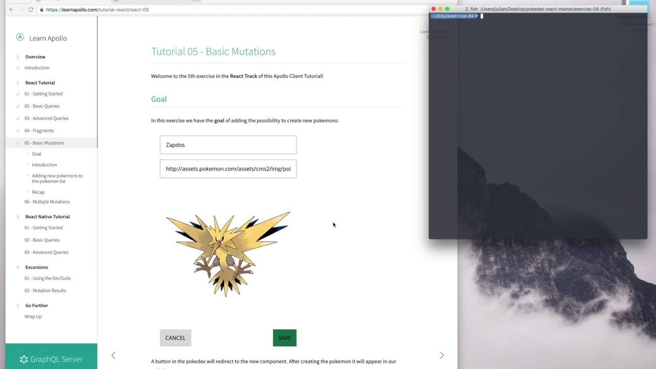 Learn Apollo - Basic Mutations (React Tutorial 5/7)