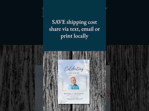 Celebration of Life Memorial Service Templates