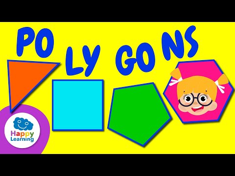 POLYGONS | Math for Kids | Happy Learning π·πΊ