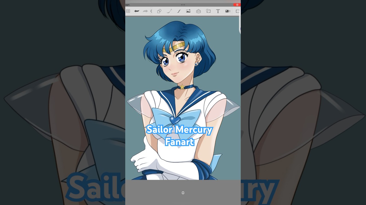 Sailor Mercury. Ami Mizuno #sailormoon #animeart