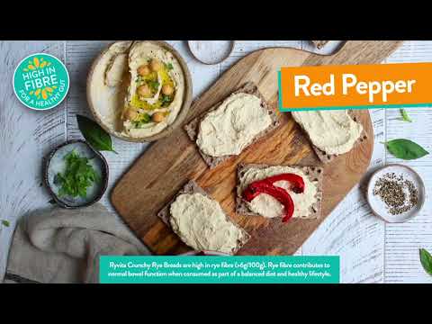 Quick Lunch Idea for Under £1- Red Pepper and Hummus