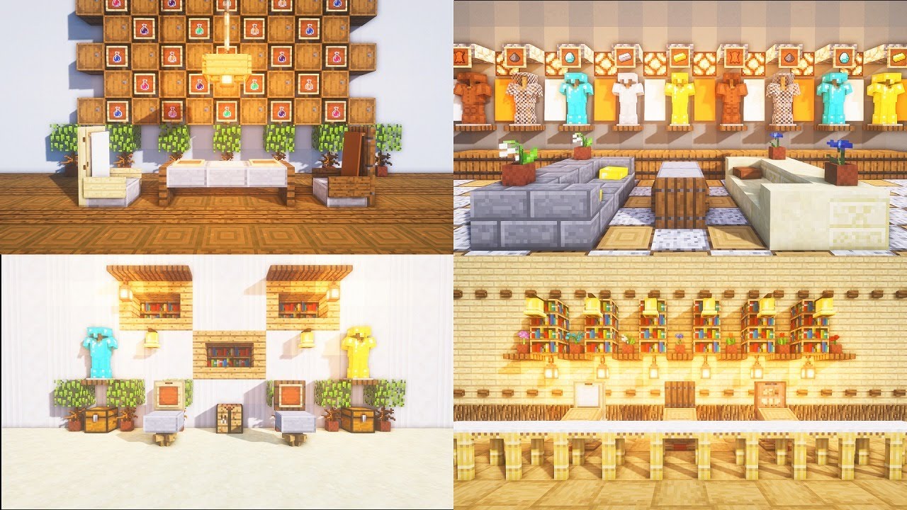 Minecraft : How to build Chair Ideas "Thank you 1000 subscribers ...