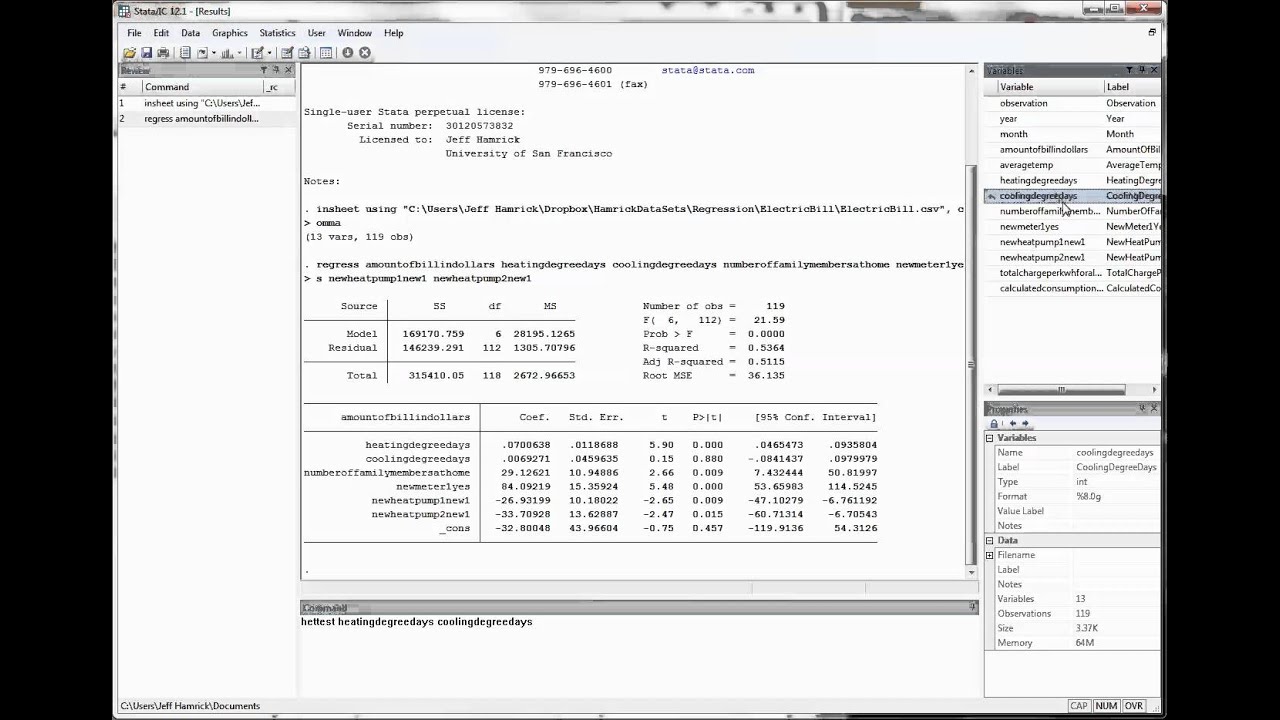 Executing the Breusch-Pagan Test in Stata