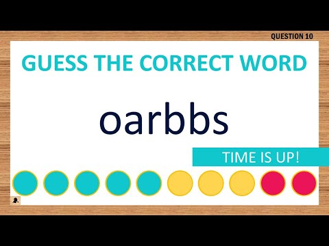 [Scrambled Word Game] Can You Unscramble These Words? 6 Letters