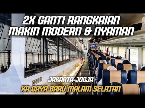 Kereta Api Gaya Baru Malam Selatan Yang Kini Makin Tampil Modern Dengan Rangkaian New Generation‼️