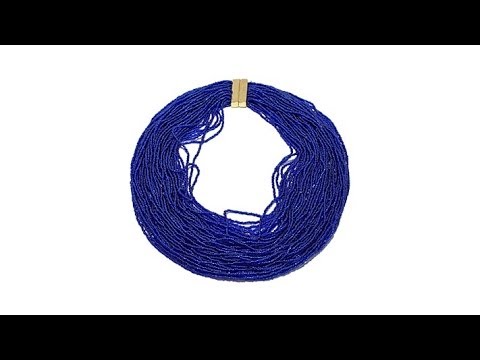 FERN FINDS 50Row Seed Bead 173/4" Necklace