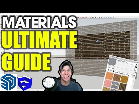 The ULTIMATE GUIDE to Materials and Textures in SketchUp! (Everything you need to know)