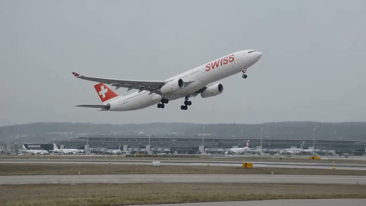 Airplane Take Off | Free Stock Video - No Copyright | 4K