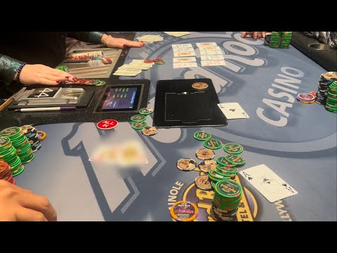 I play RIDICULOUS COOLER $10,000+ pot on the LAST hand of the NIGHT!!! // Poker Vlog 267