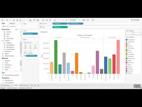 Quick filters in Tableau 10.5 – Techno Tutorial Hub