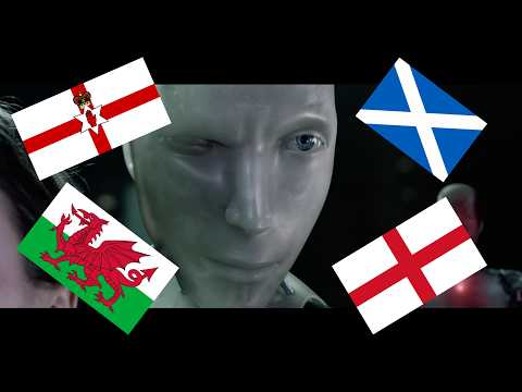 Nations in the UK - AI Flag Animation