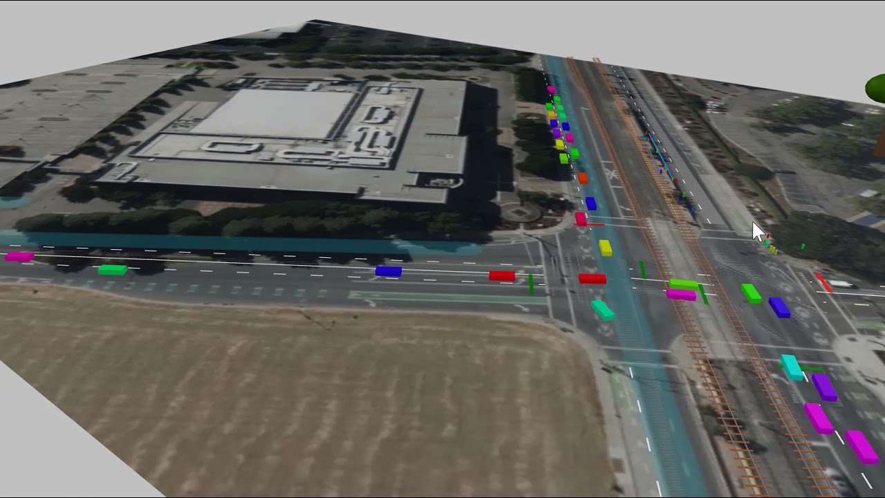 High-resolution multi-modal transportation simulation