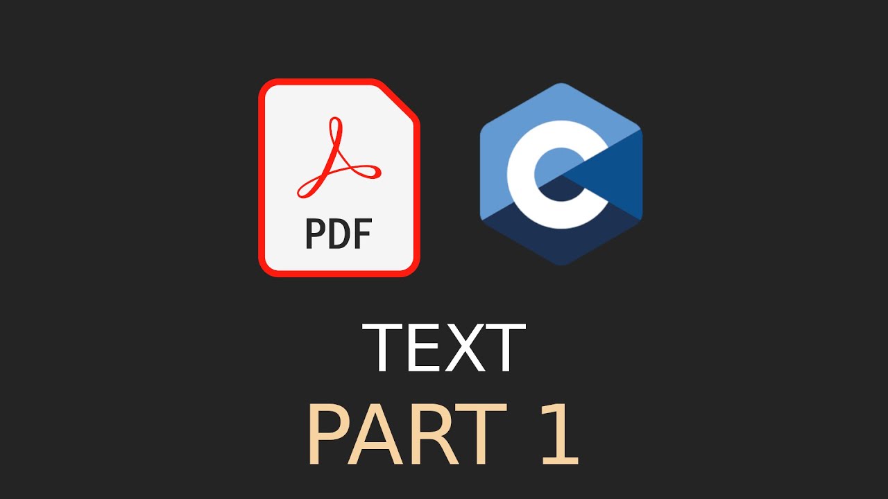 PDF Parser in C | Extracting Text
