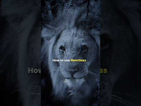 Sigma Rule ???? how to use heartless ????#motivation #shorts #motivationalquotes