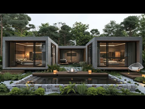 Exploring This Modern Single Story Flat Roof House Design – Open Concept Living Like Never Before!