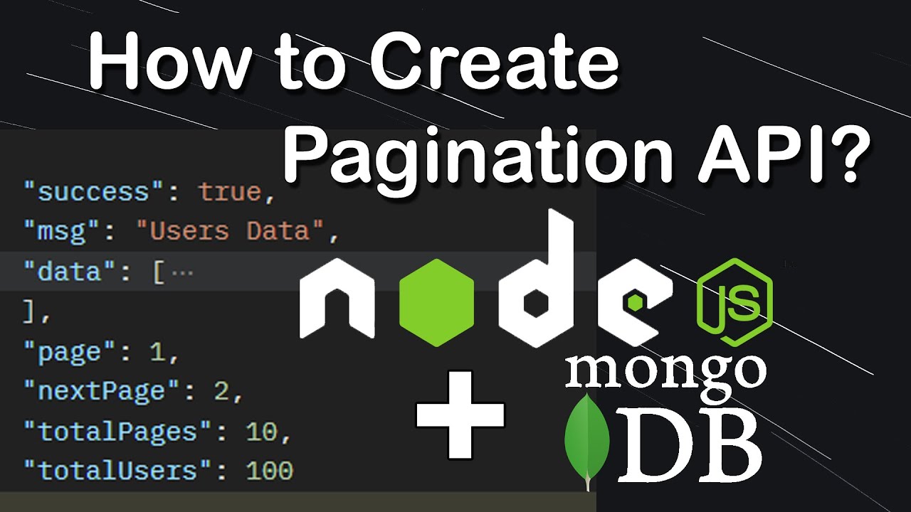 How to Create Pagination API in Node JS MongoDB | Pagination API in Node JS | API In Node JS