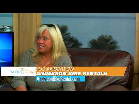 Tahoe Today’s Anita Castles in-studio with Sue Anderson from Anderson’s Bike Rentals