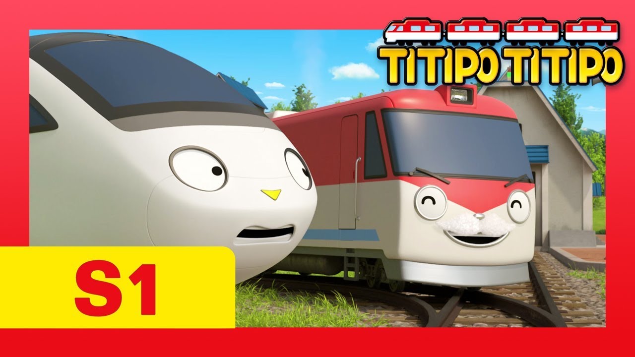 TITIPO S1 EP6 l Can you make a funny face? l Trains for kids l TITIPO TITIPO