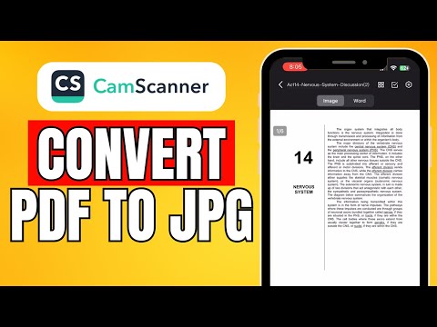 How To Convert PDF To JPG In Camscanner (2024) Quick Guide
