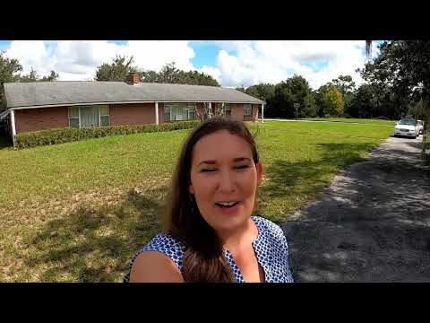 Amazing 10 acre Farm House Tour- Citrus County Florida- So Much Potential!