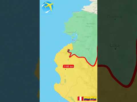 Ecuador country maps 🗺️ travel video 📷#youtubeshorts #map #trending